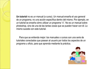 Como Se Crea Un Tutorial | PPT