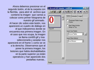 Como se hacen los gif animados | PPT