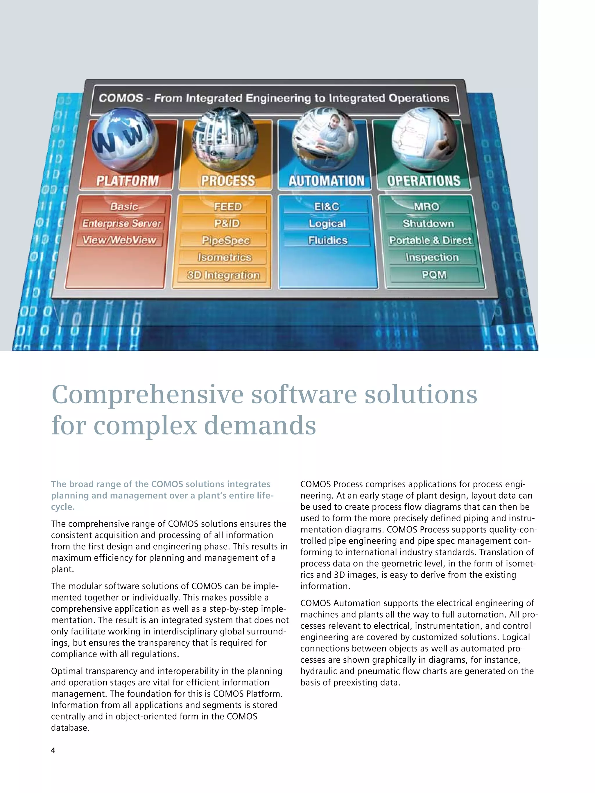 COMOS for Pharma | PDF