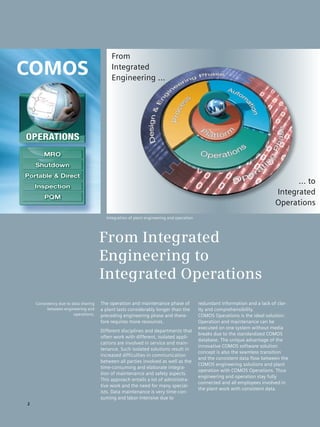 COMOS Operations | PDF