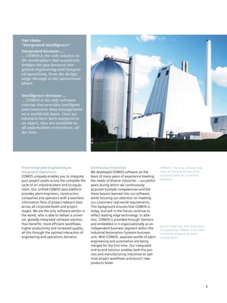 COMOS Overview | PDF