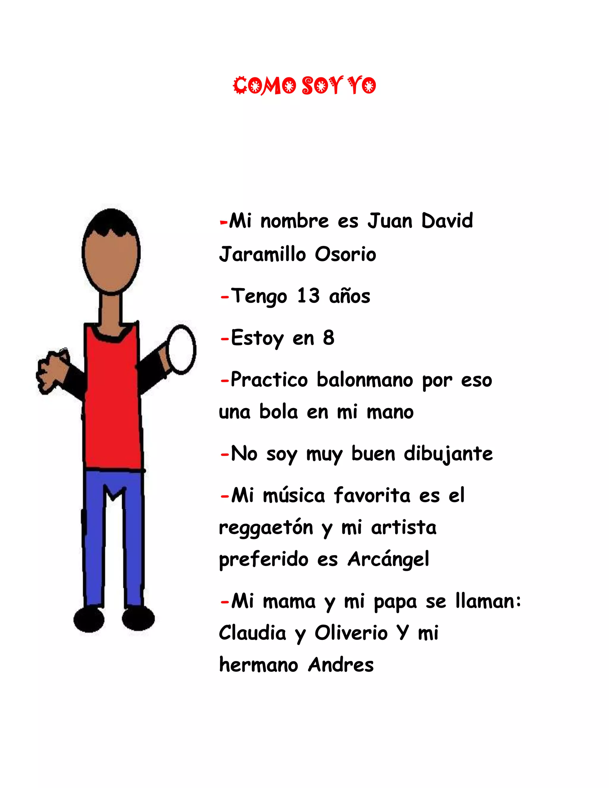 Como soy yo | DOCX
