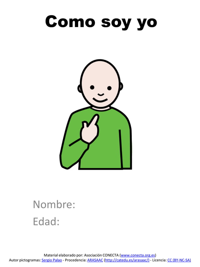 CONECTA: Cuaderno de presentación: Cómo soy yo?.