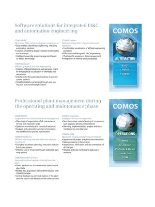 COMOS Portfolio | PDF
