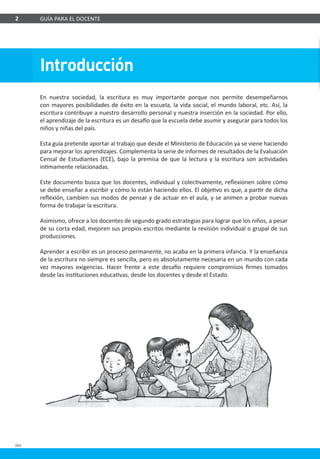 Cómo trabajar la escritura con nuestros estudiantes | PDF