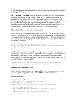 Como usar ajax con jquery | PDF