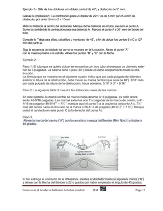 Como usar el bender JAM | PDF