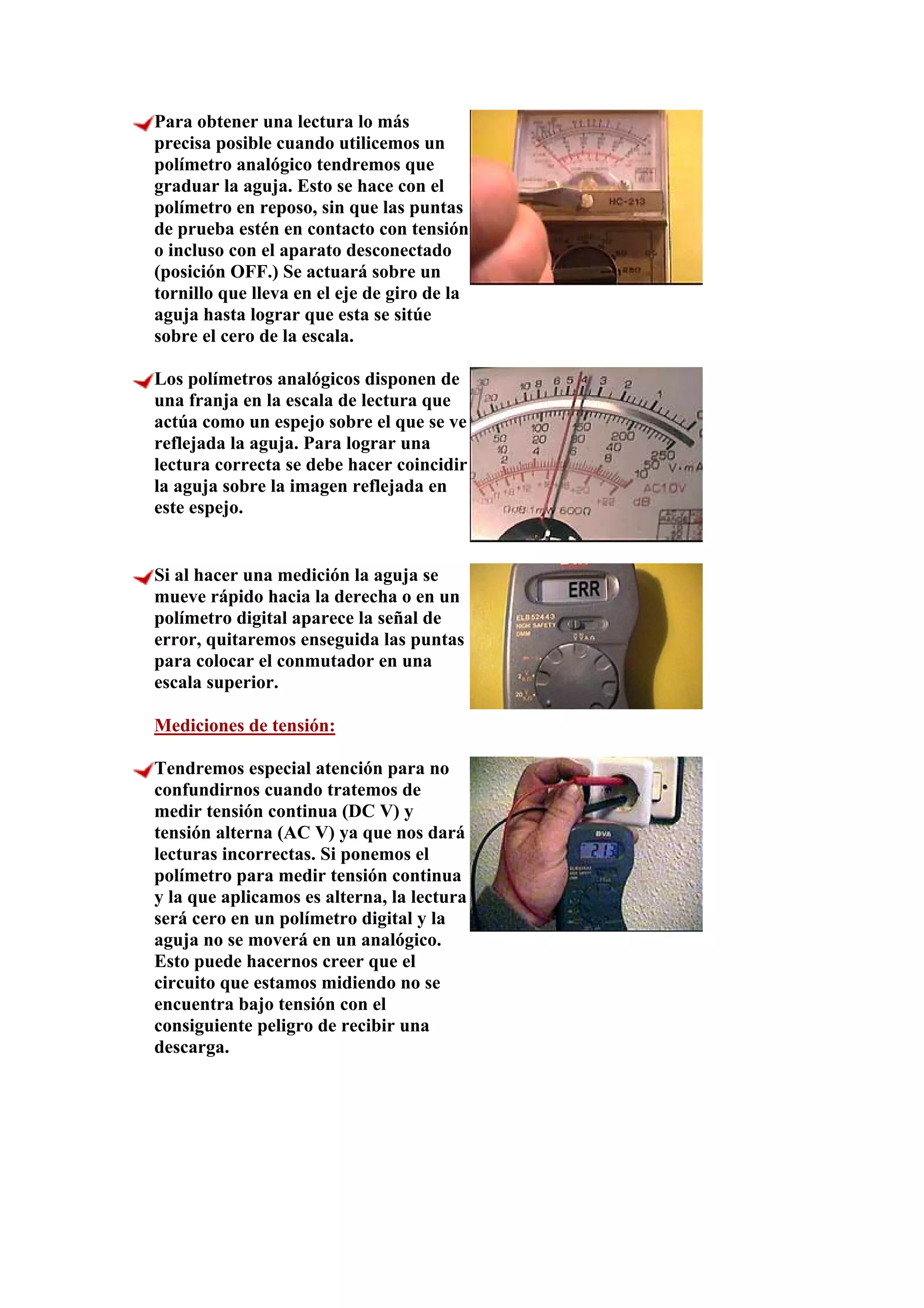 Como usar un multimetro | PDF