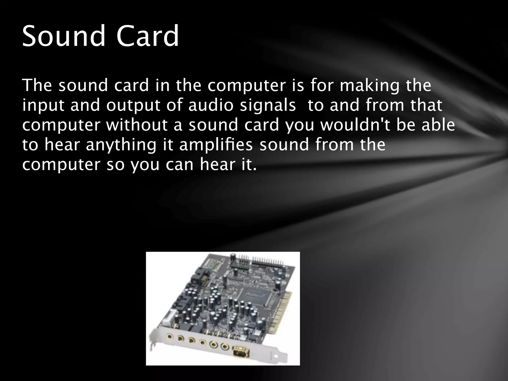 Common computer components | KEY | Computer Peripherals | Computing