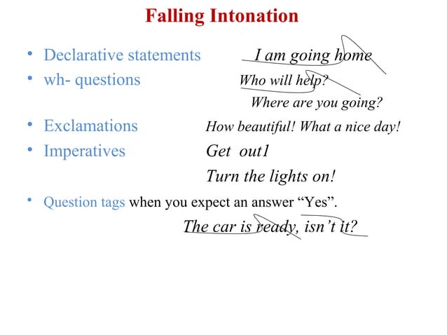 Teaching Intonation Pattern | PPT | Secondary Education | Education