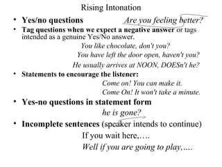 Teaching Intonation Pattern | PPT