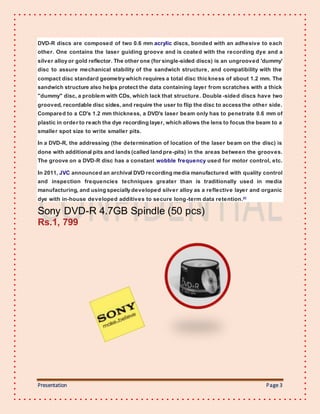 DVD and Blue ray cd | DOCX