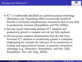 ICT and Intangible Capital: Complementary Relations and Industry ...