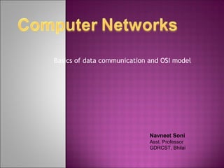 Computer Networks basics and OSI | PPT