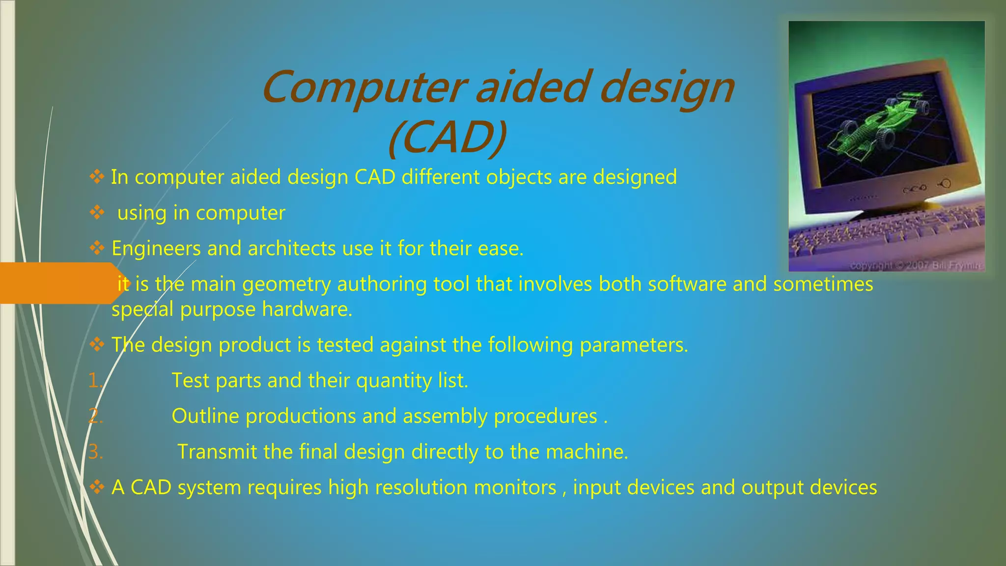 uses of computer in industry,robots,simulations | PPTX