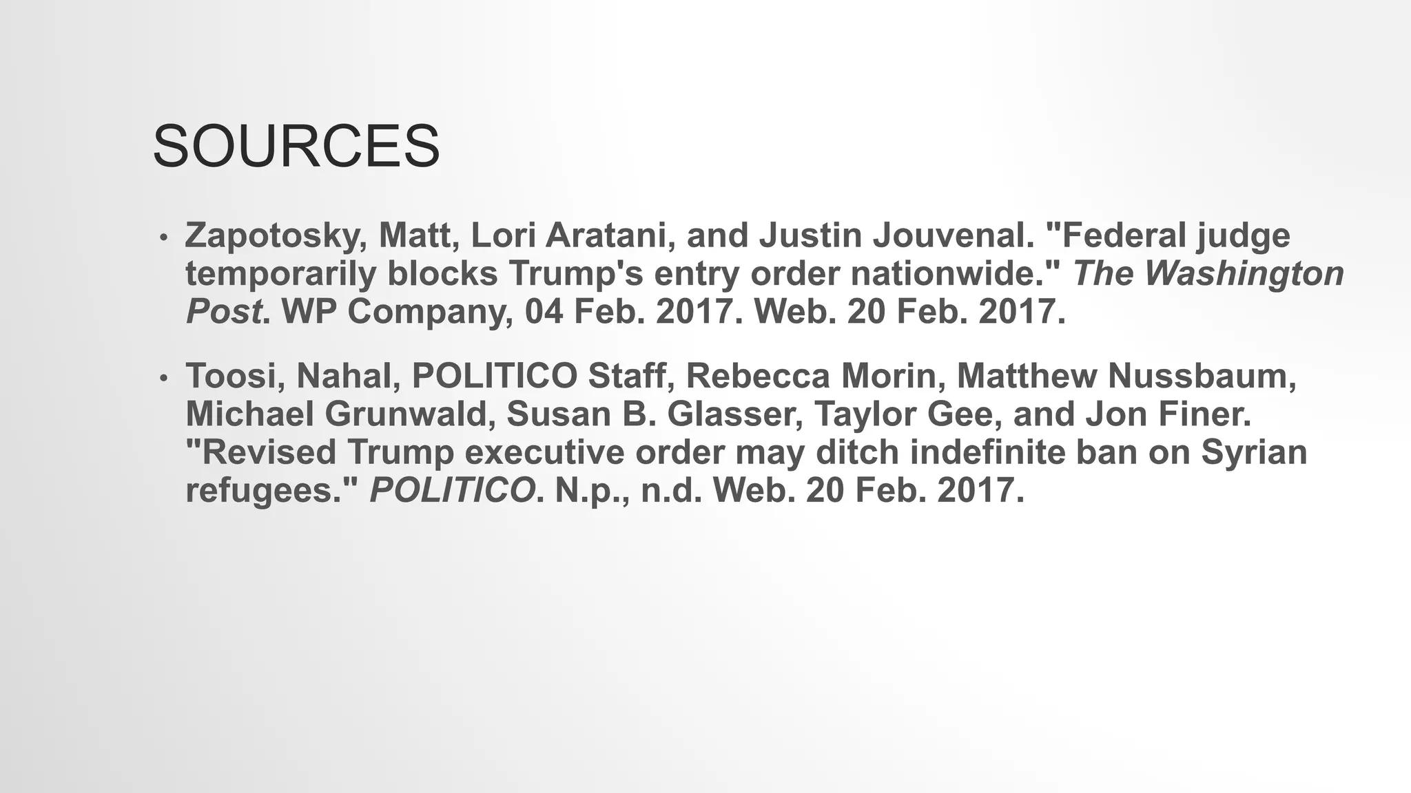 Trumps Immigration Ban Ppt