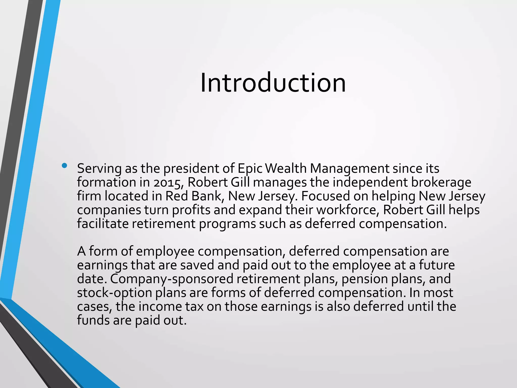 What are the Benefits of Deferred Compensation? | PPT
