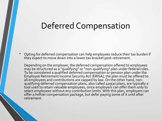 What are the Benefits of Deferred Compensation? | PPT