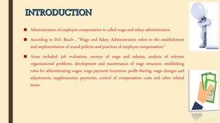 Wage and Salary Administration under Compensation Management | PPTX