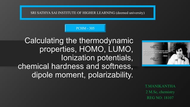Advantages and applications of computational chemistry | PPTX ...