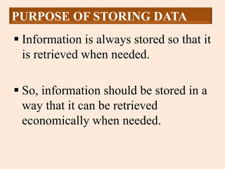 COMPUTERIZED ‎INFORMATION STORAGE | PPSX