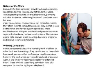 Computer Information System Specialist | PPSX