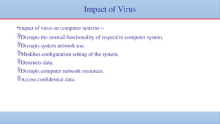 Computer Introduction (Computer Viruses )-Lecture04 | PPT