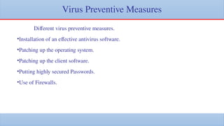 Computer Introduction (Computer Viruses )-Lecture04 | PPT