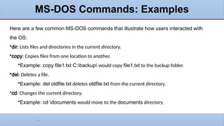 Computer Introduction (Operating Systems)-Lecture06 | PPT