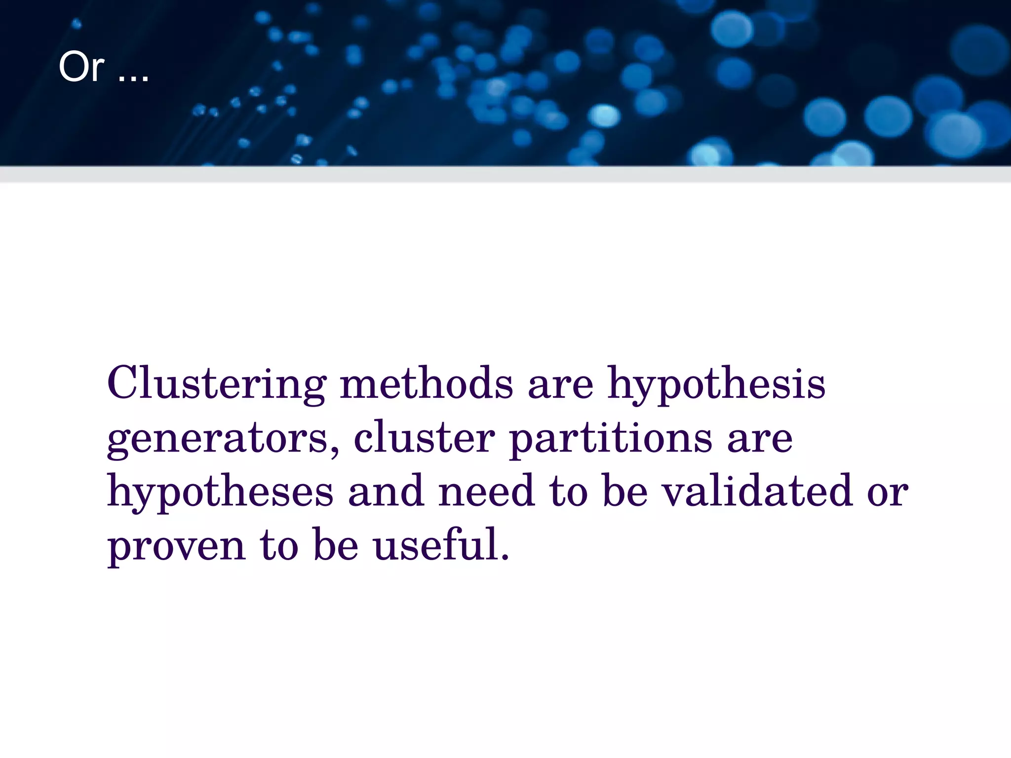 Patient subtypes: real or not? | PDF