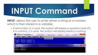 QBASIC: A Tool For Modern Programming | PPTX