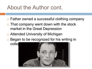 Introduction to Death of a Salesman | PPTX