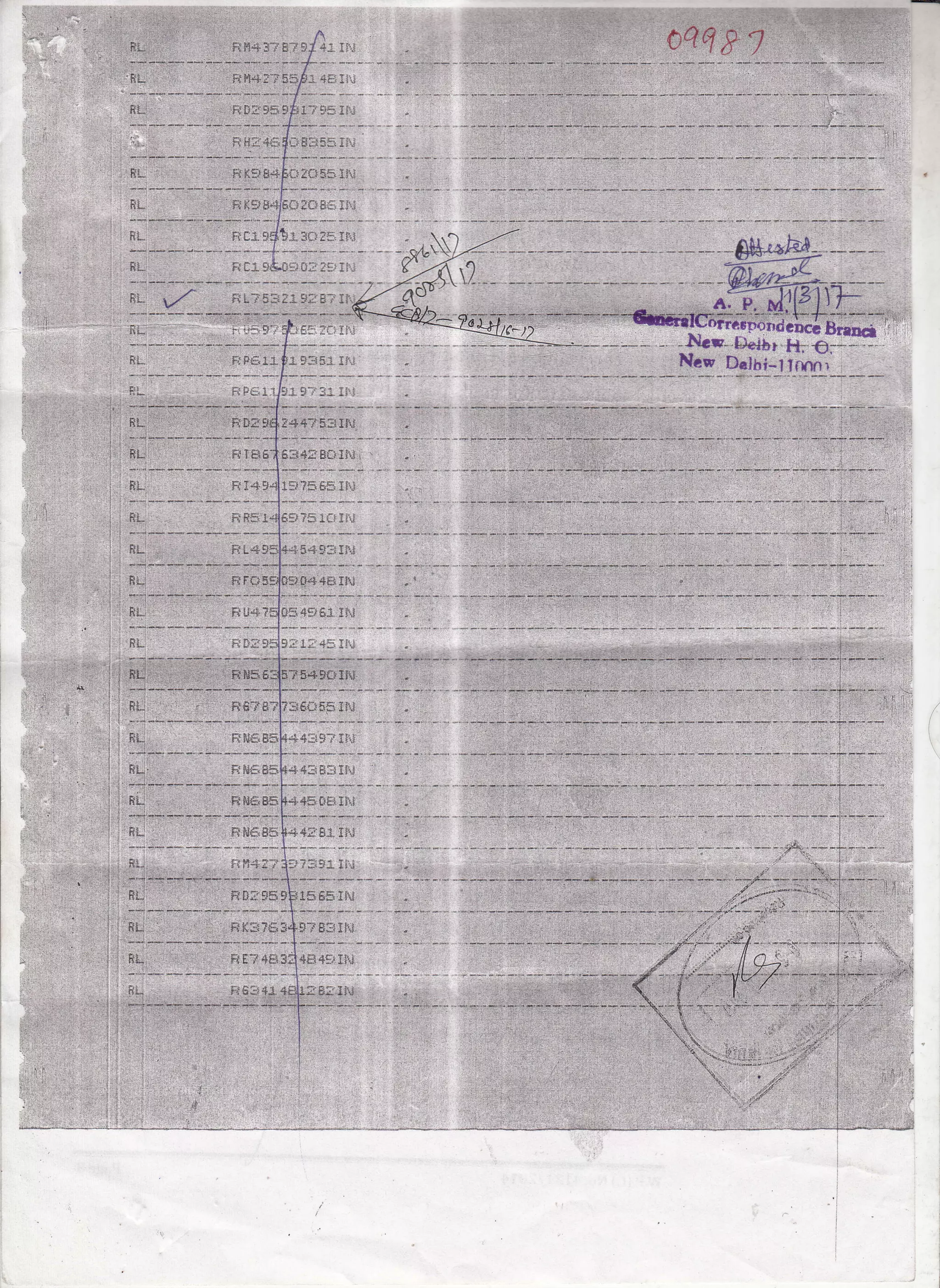 proof of delivery of registered/ad documents | PDF