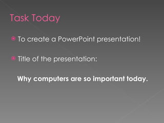 Comp wk 1 - introduction | PPT