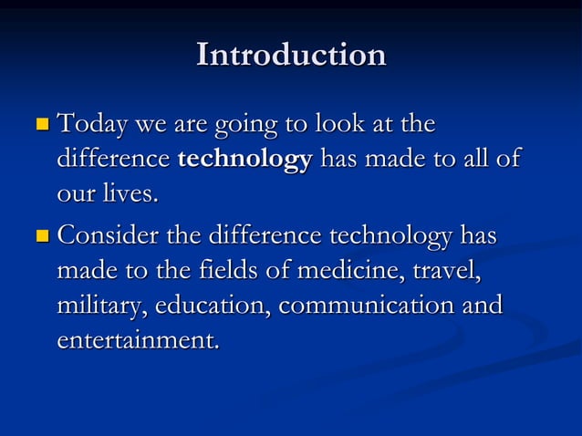 Computing - Week 2 - Technology | PPTX