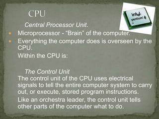 M4 Computing - How a computer works | PPT