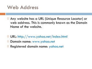 M4 - Computing - The Internet | PPT