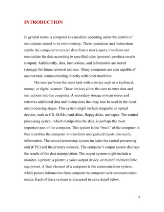Computer hardware and software an assignment | PDF