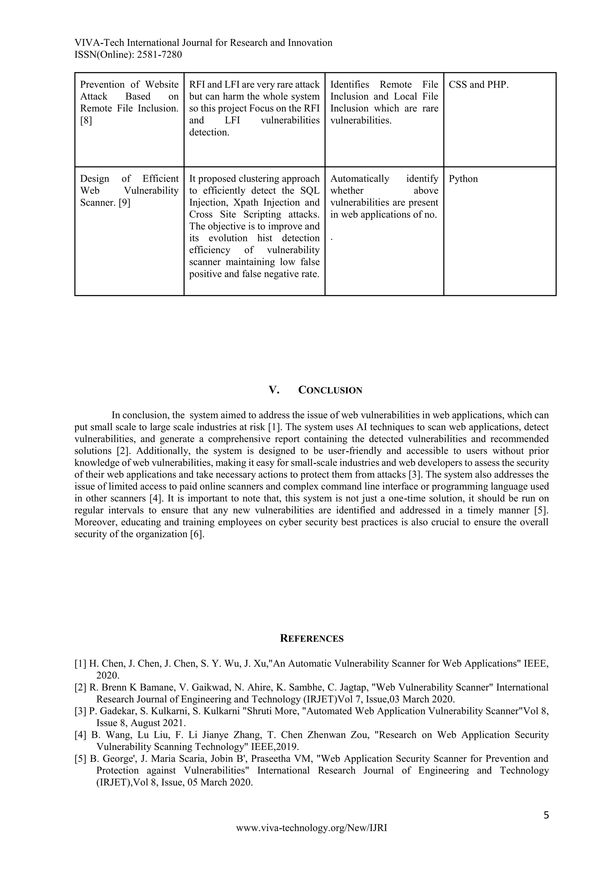 WAVD: WEB APPLICATION VULNERABILITY DETECTOR | PDF
