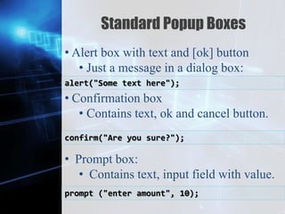 Introduction to JavaScript | PPTX