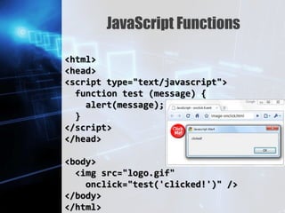 Introduction to JavaScript | PPTX