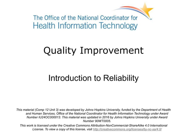 Introduction to Reliability | PPT