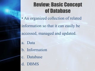Trends in Database Management | PPTX