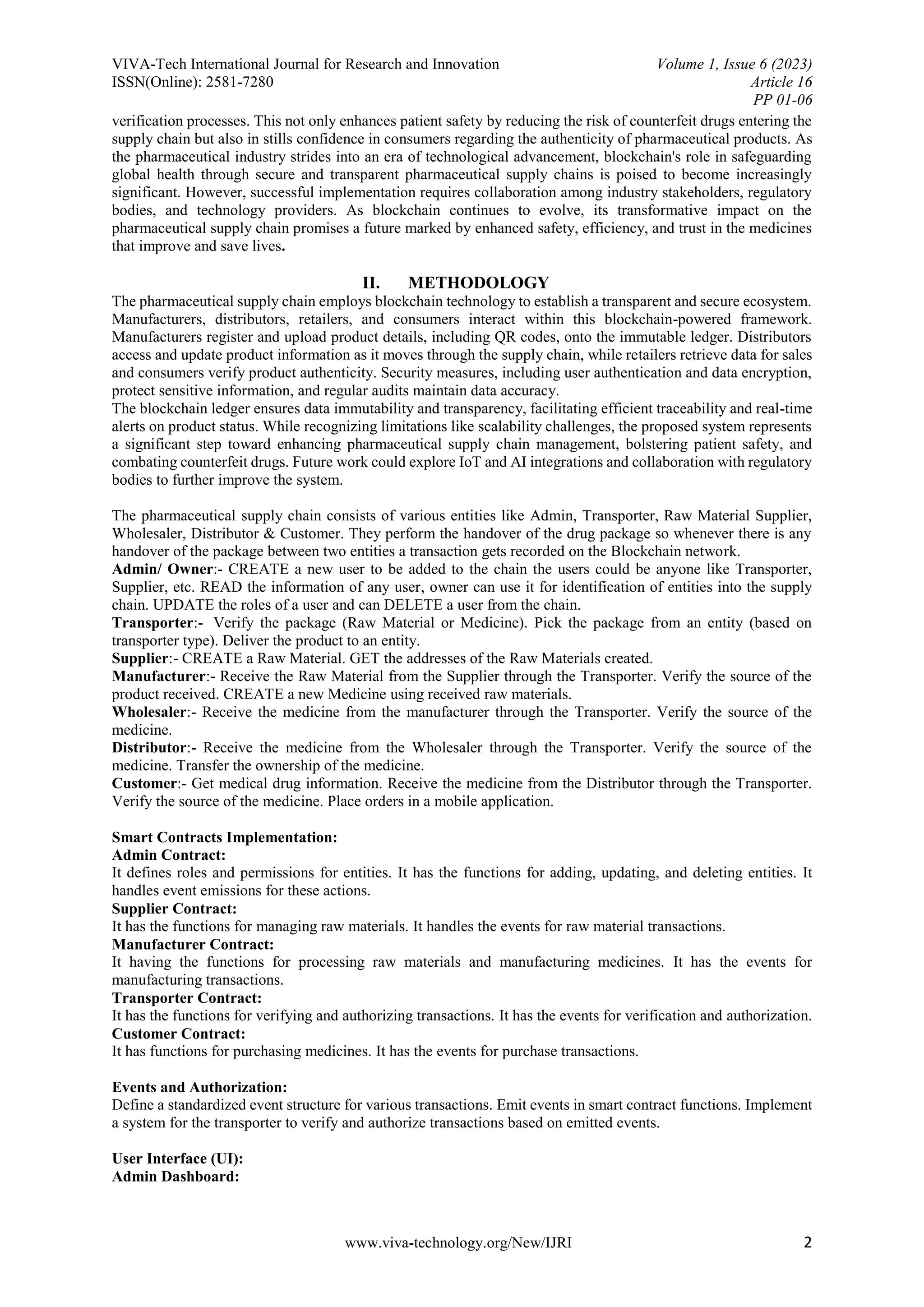 Medichain - Securing pharma supply chain with blockchain | PDF