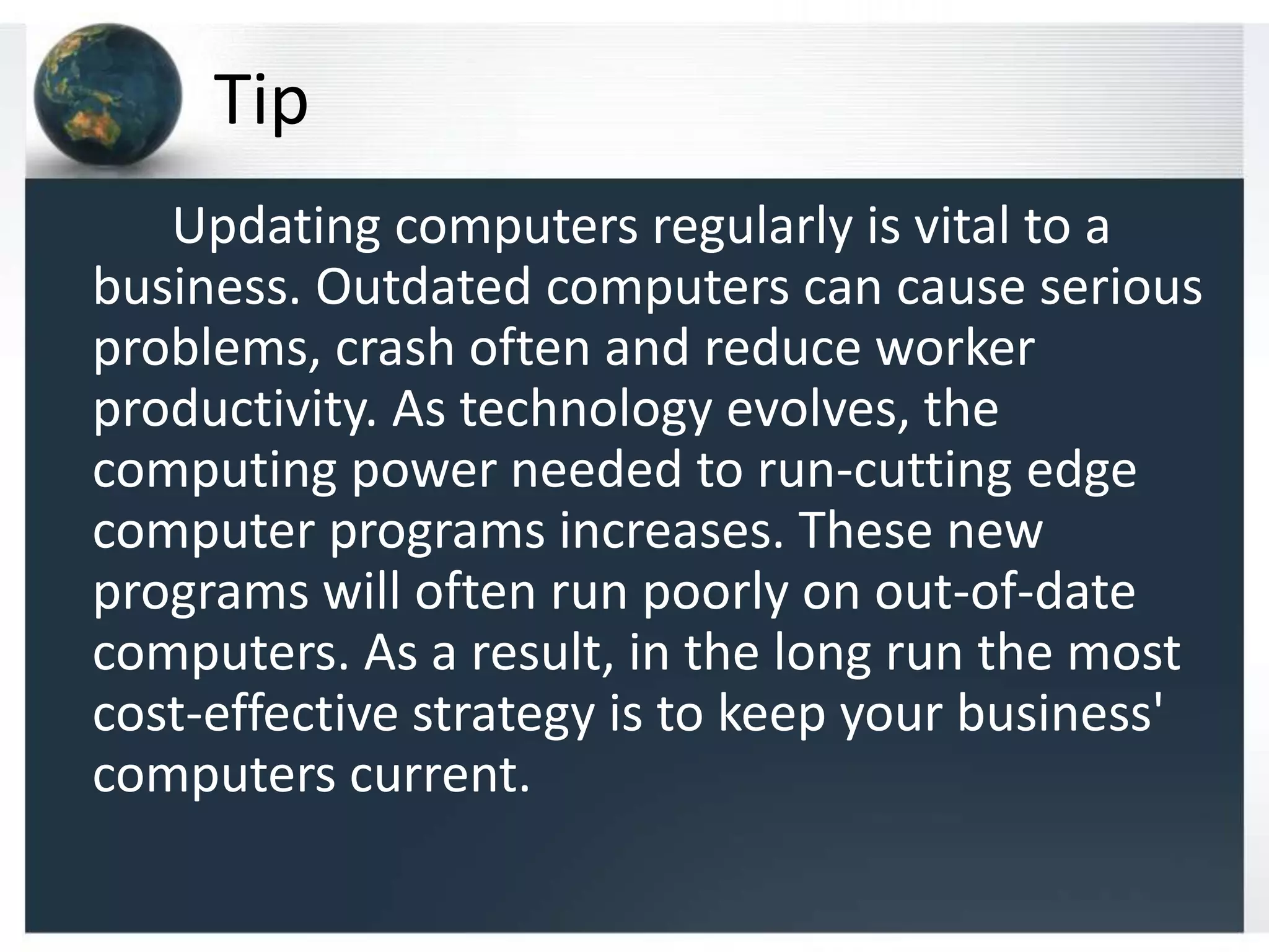 Uses of Computers in Business | PPTX