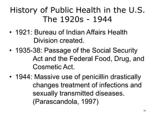Public Health (Part 1) Lecture A | PPTX