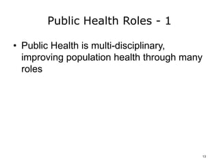 Public Health (Part 1) Lecture B | PPT