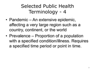 Public Health (Part 1) Lecture B | PPT