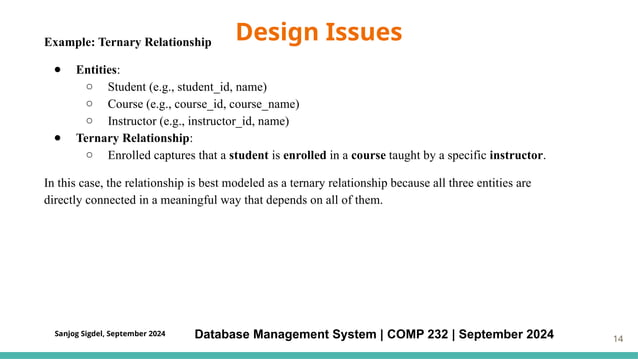 COMP232 DBMS Lecture 5 - Database Design (1).pptx