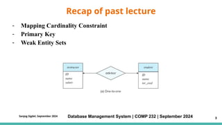 COMP232 DBMS Lecture 5 - Database Design (1).pptx